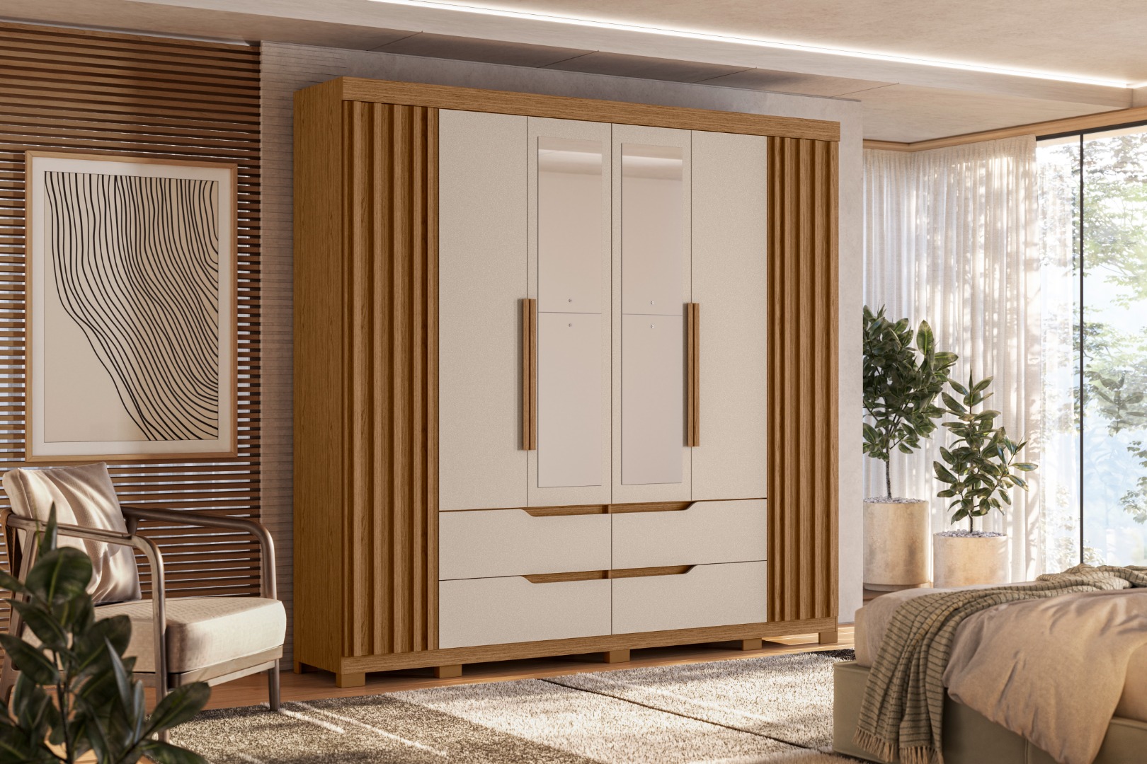 Guarda-Roupa Doble Casal